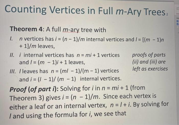 Solved Chapter 11, slide #15Proof parts (ii) and (iii) of | Chegg.com