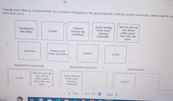 Solved Classify each label as a characteristic of, ﻿or a | Chegg.com