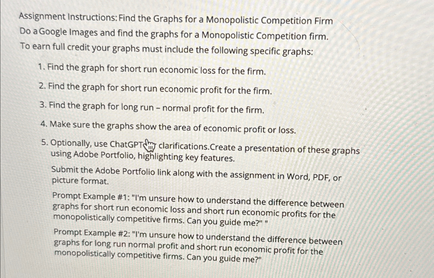 Solved Assignment Instructions: Find the Graphs for a | Chegg.com