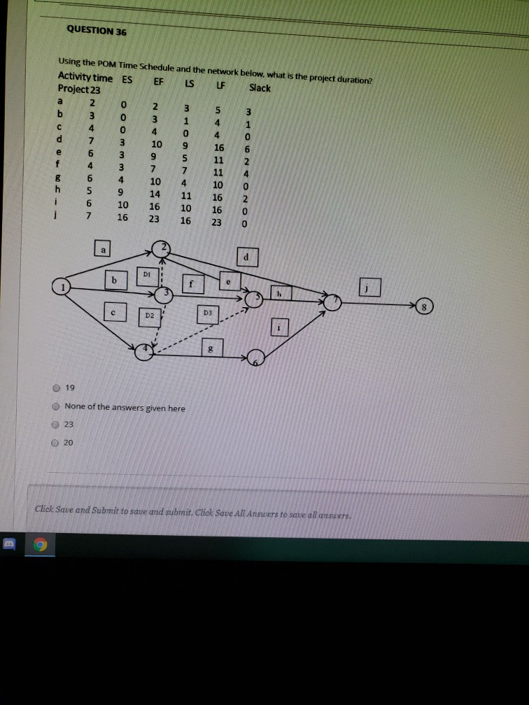 Solved QUESTION 32 Using the table and network below, how | Chegg.com