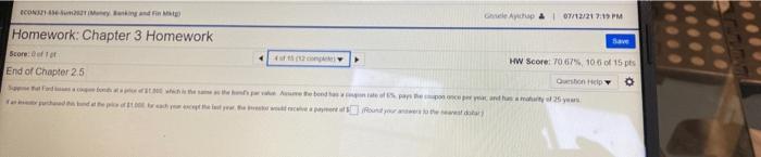 Solved Homework Chapter 3 Homework Score 0 Of 1 Pt 1 X End