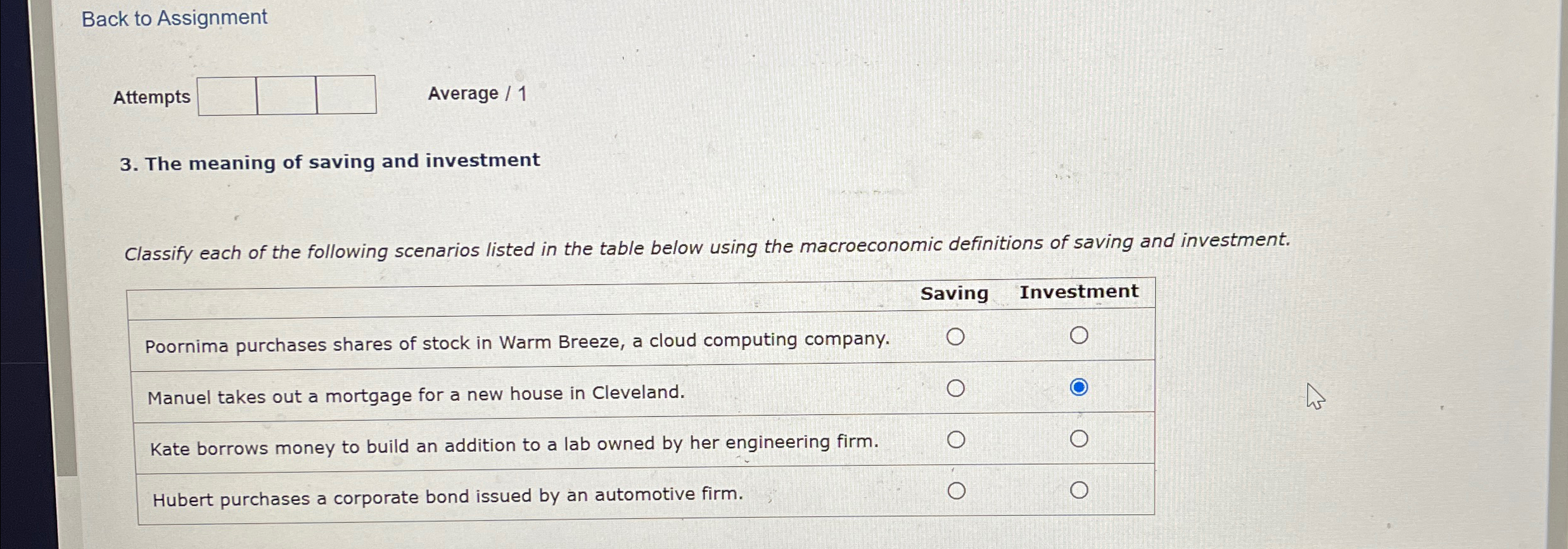 Solved Back to AssignmentAttemptsAverage ?13. ﻿The meaning | Chegg.com