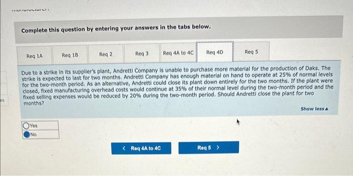 Solved Problem 6-18 (Algo) Relevant Cost Analysis in a | Chegg.com