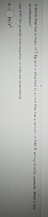 Solved A block that has a mass of 7 ﻿kg and is attached to a | Chegg.com