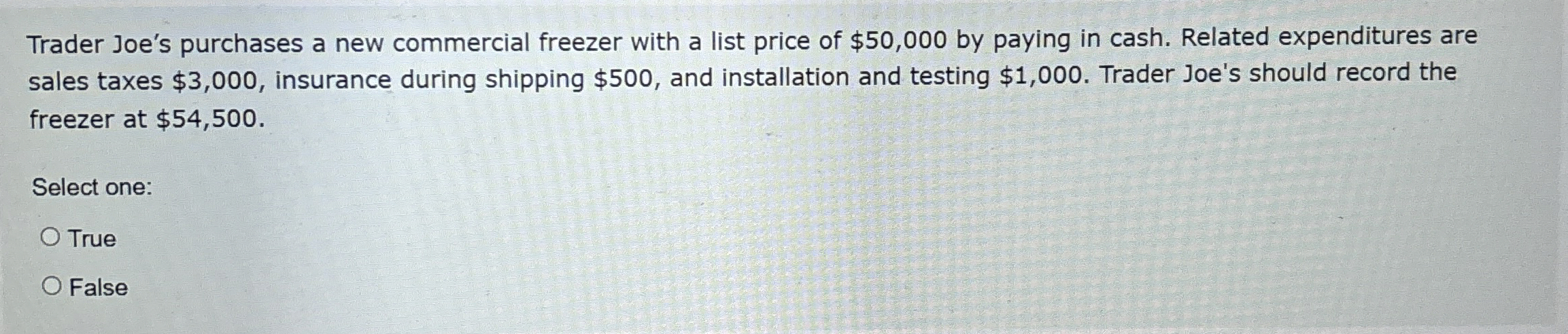 Solved Trader Joe's purchases a new commercial freezer with | Chegg.com