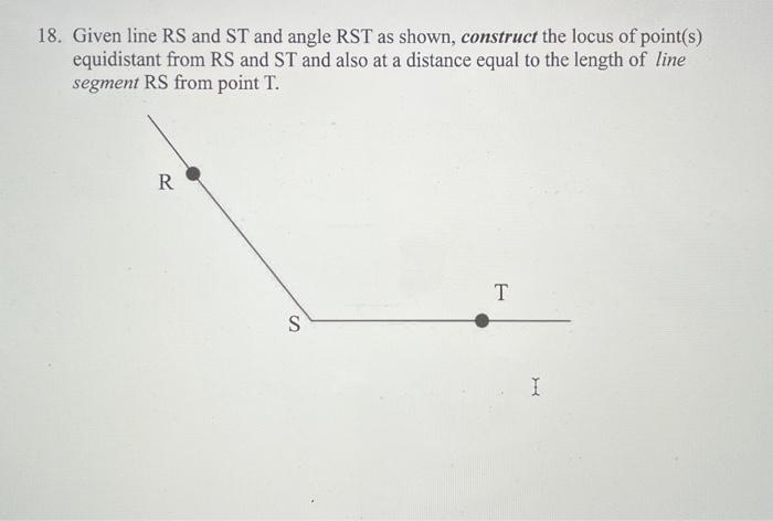 Solved 4. Given a line segment of length a as shown, | Chegg.com