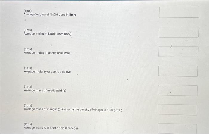 Table 2. Titration data Table view List view Tahle 2 | Chegg.com
