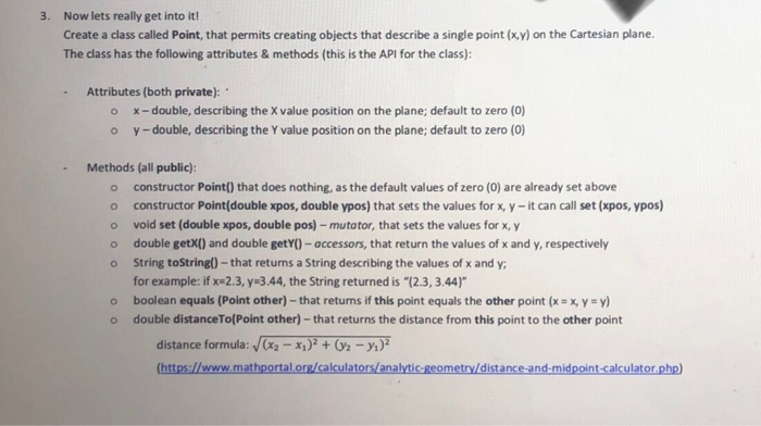 Solved 3 Now Lets Really Get Into It Create A Class Called 