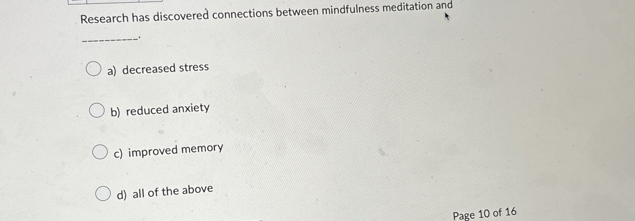 Solved Research has discovered connections between | Chegg.com
