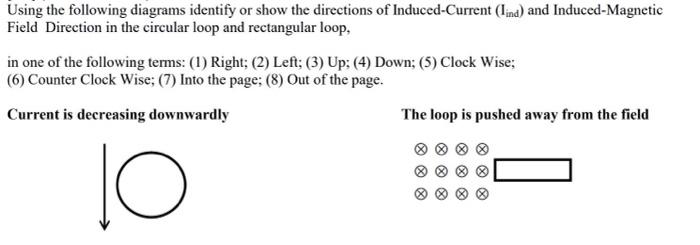 Solved Using the following diagrams identify or show the | Chegg.com