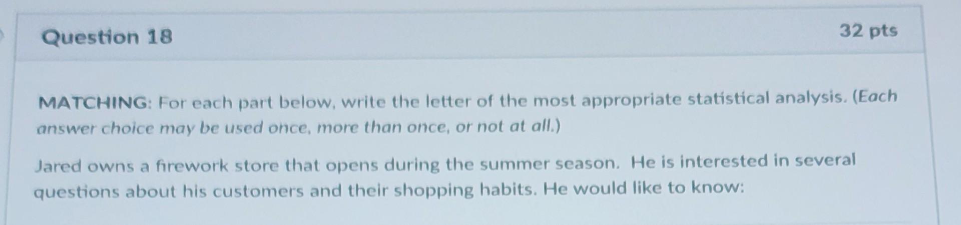 Solved TRUE or FALSE: For each part below, select True if | Chegg.com