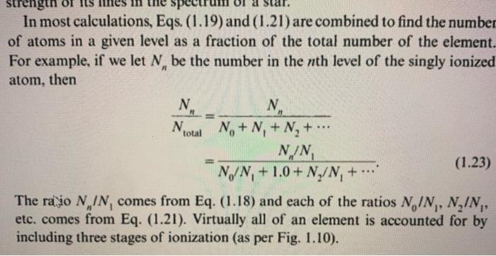 Solved Saha and Boltzmann ionization/excitation | Chegg.com