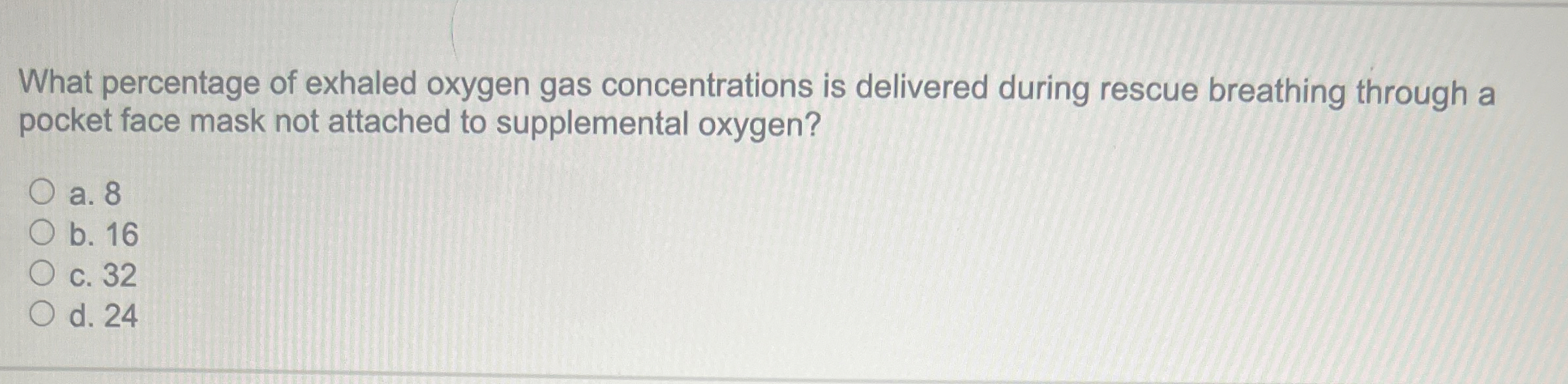 Solved What percentage of exhaled oxygen gas concentrations | Chegg.com