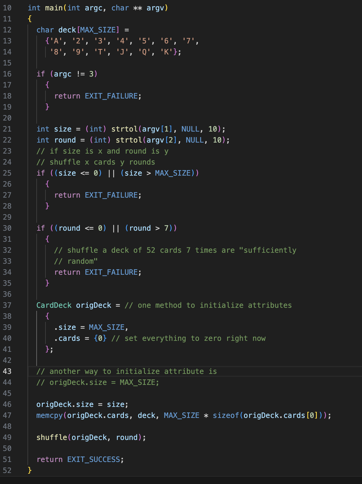 Solved First picture is main function. others are my code. | Chegg.com