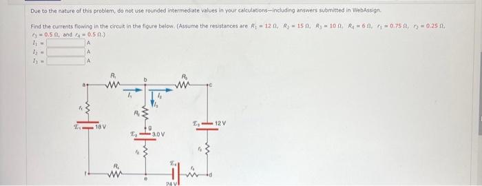 Due to the nature of this problem, do not use rounded | Chegg.com