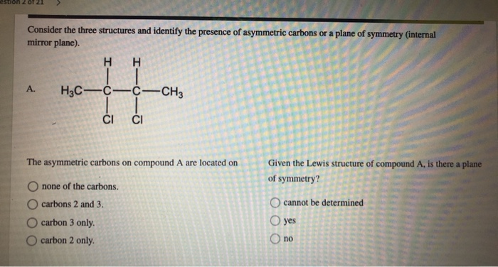 Solved Consider the three structures and identify the | Chegg.com