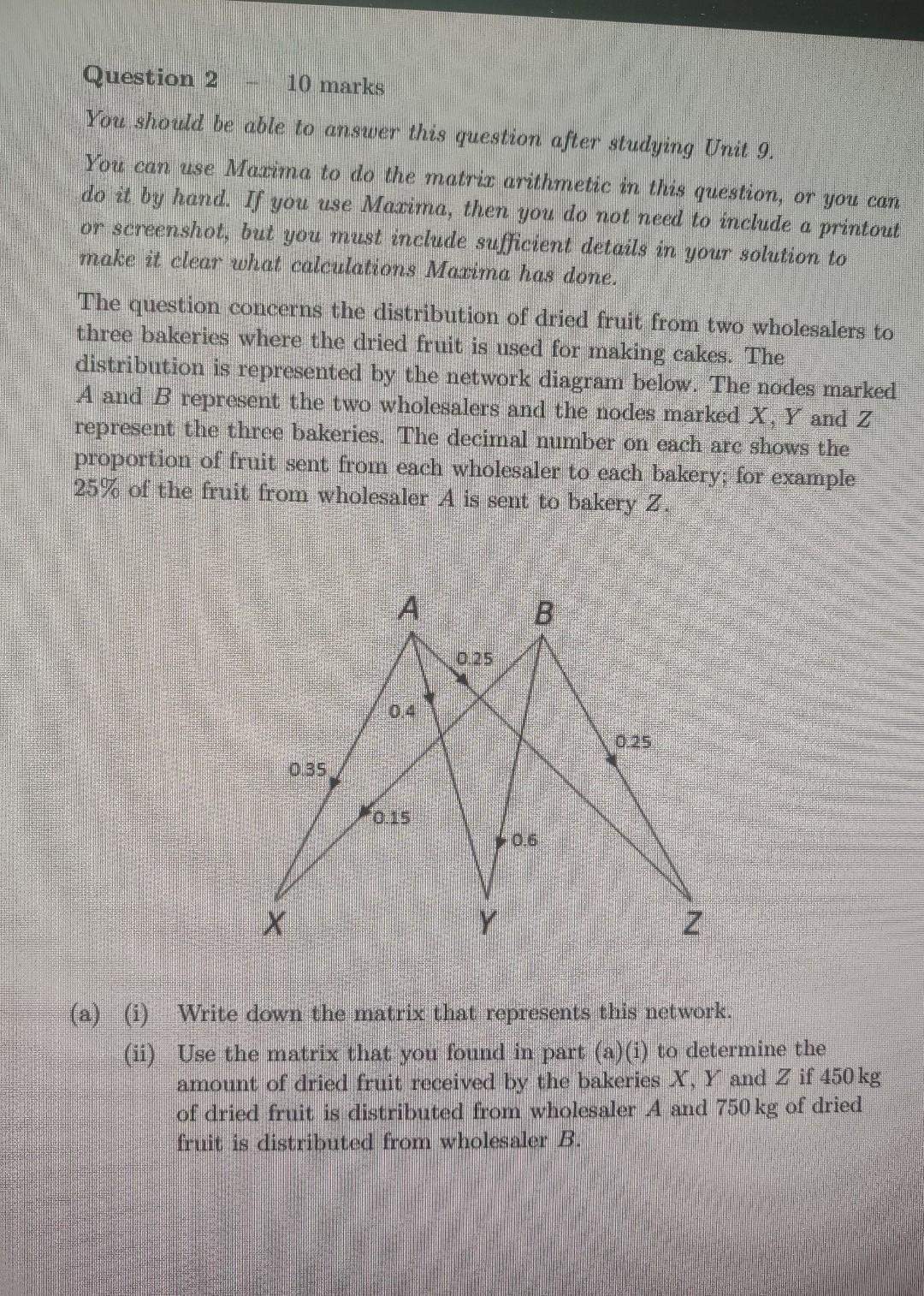 Solved Question 2 10 Marks You Should Be Able To Answer