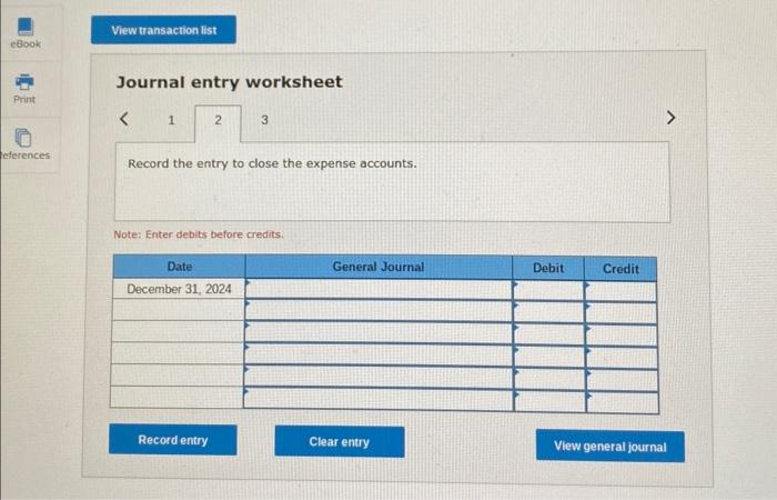 Solved Exercise 3-20 (Algo) Record transactions and prepare | Chegg.com