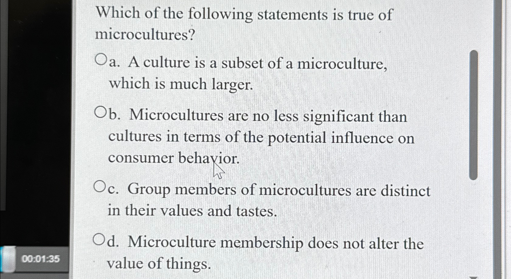 Solved Which of the following statements is true of | Chegg.com