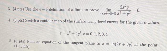 Solved Multivariable Calculus5. Find equation of the tangent | Chegg.com