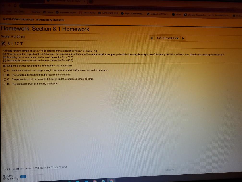 Solved MATH-1530-PTN-JMcCoy - Introductory Statistics | Chegg.com