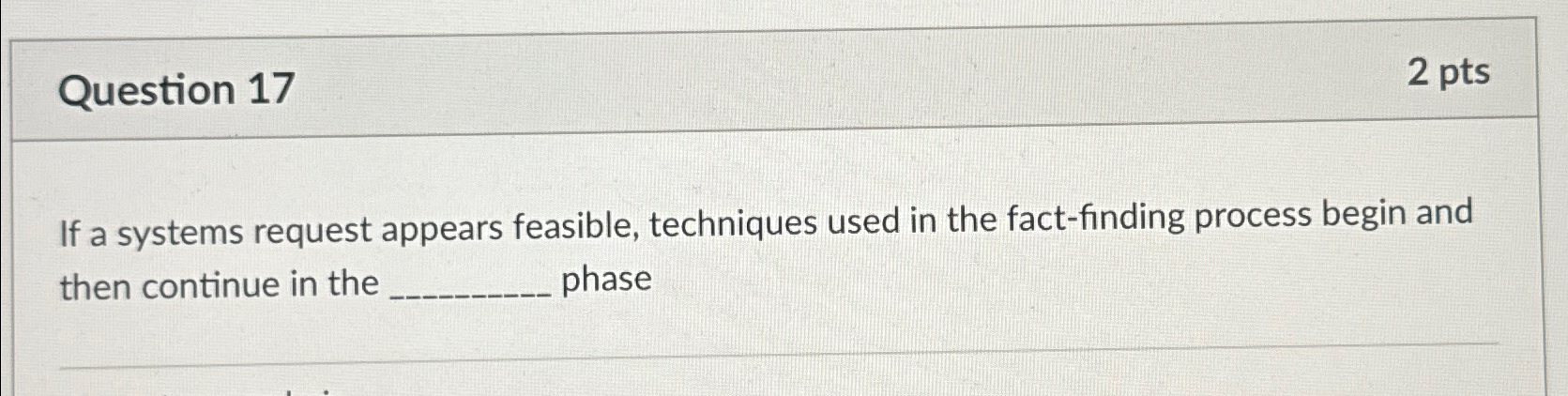 Solved Question 172 ﻿ptsIf a systems request appears | Chegg.com