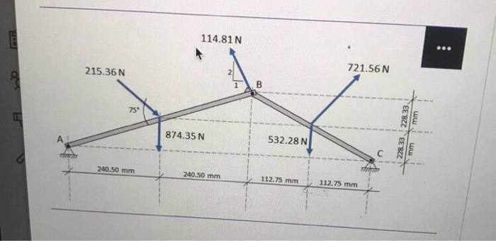 Solved PROBLEM NO.1 From the figure shown below: The 721.56N | Chegg.com