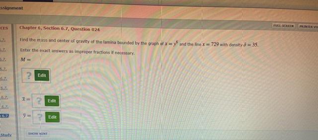 Solved ssignment FULL SOLEN CES PUNTER VE Chapter 6, Section | Chegg.com