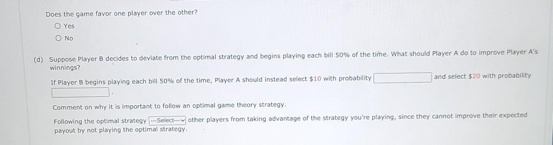 Solved In a gambling game, Player A and Player B both have a | Chegg.com