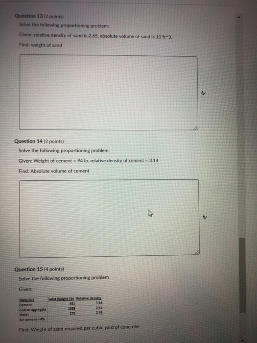 Solved Question 13(2 points) Solve the following | Chegg.com