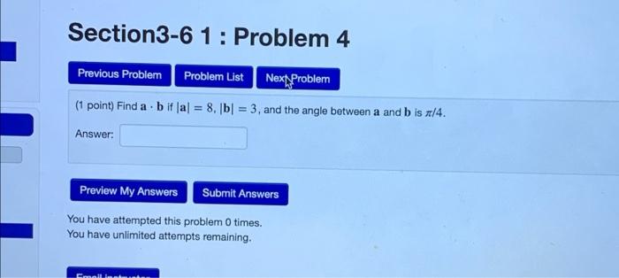 Solved Section3-61: Problem 4 Previous Problem Problem List | Chegg.com Solved Section3-61: Problem 4 Previous Problem Problem List | Chegg.com