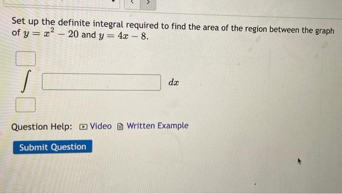 Solved Set up the definite integral required to find the | Chegg.com