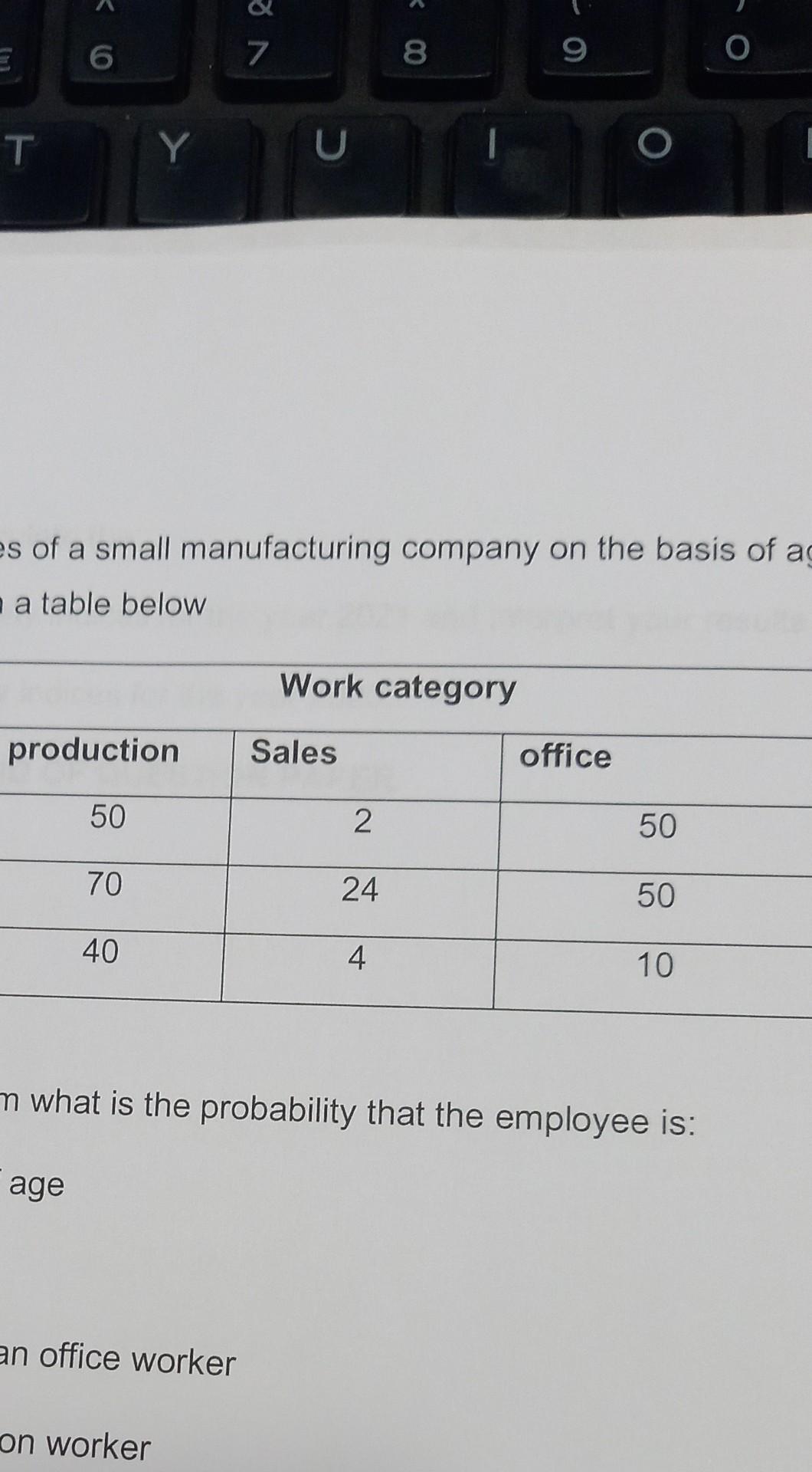 if any employee is selected random what is the | Chegg.com