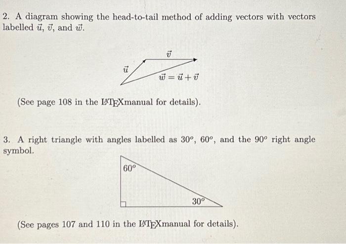 Solved 2. A diagram showing the head-to-tail method of | Chegg.com