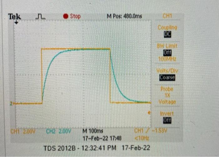 Solved Pre-Lab (Step response of RC circuit) Instruments | Chegg.com
