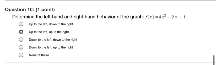 Solved Question 10: (1 point) Determine the left-hand and | Chegg.com