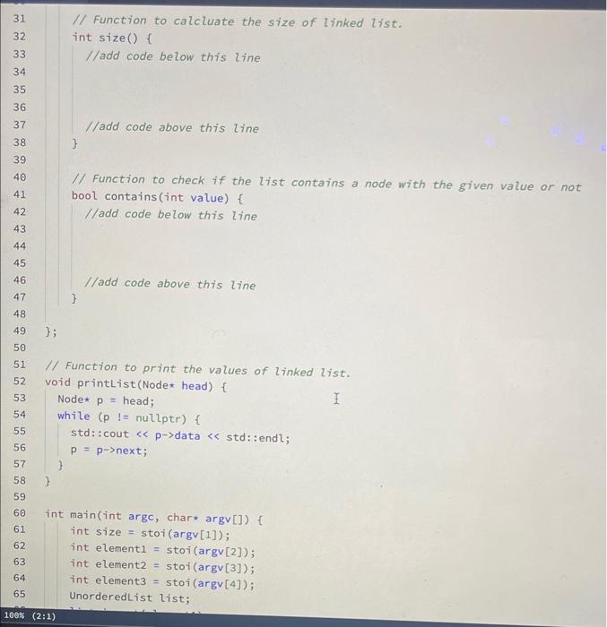 Solved 2 Assignment Implement A Class That Represents A