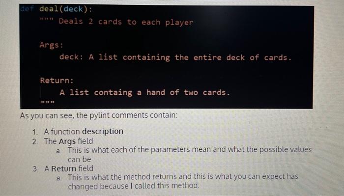 Solved deck = t "AH", "2H", "3H", "4H", "5H", "6H", "7H", | Chegg.com