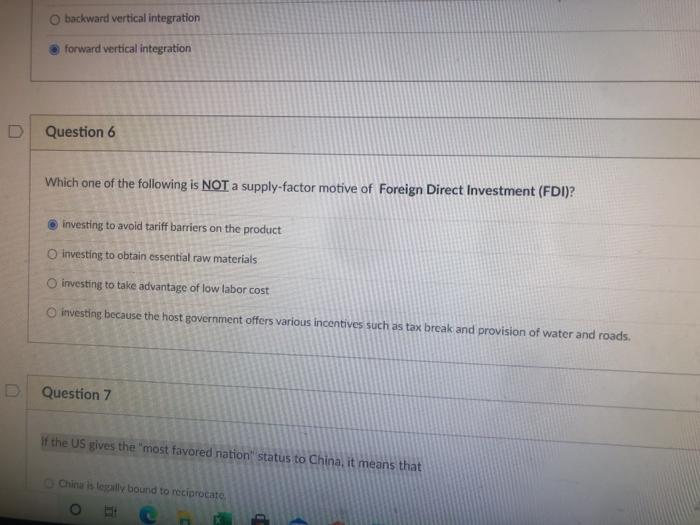 Solved backward vertical integration forward vertical | Chegg.com