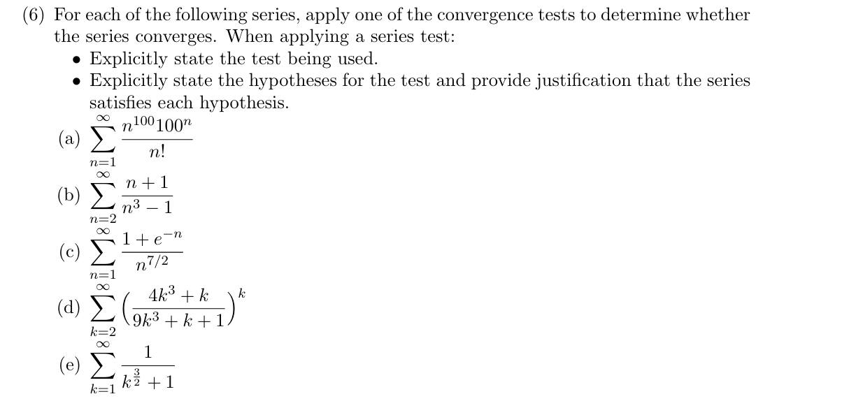 Solved Series(1) ﻿Answer part a, ﻿b, ﻿and c.(a) ﻿Evaluate | Chegg.com