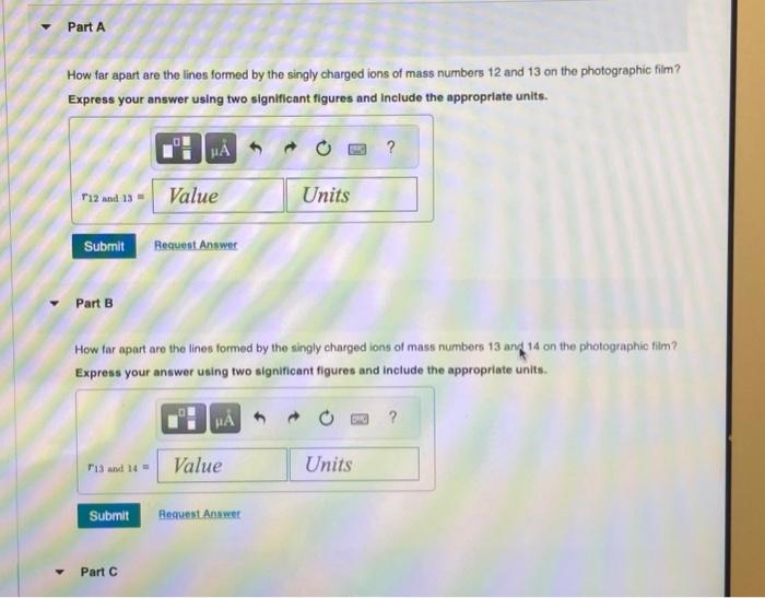 Solved How far apart are the lines formed by the singly | Chegg.com