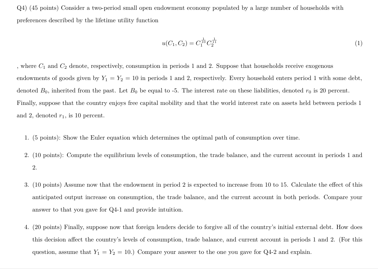 Solved Q4u(C1,C2)=C1110C2111, ﻿where C1 ﻿and C2 ﻿denote, | Chegg.com
