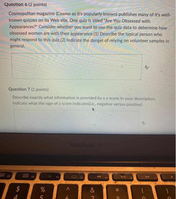 Solved Question 6 (2 points) Cosmopolitan magazine (Cosmo as | Chegg.com