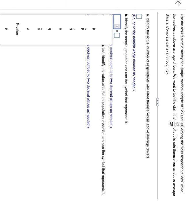Solved Use the results from a survey of a simple random | Chegg.com