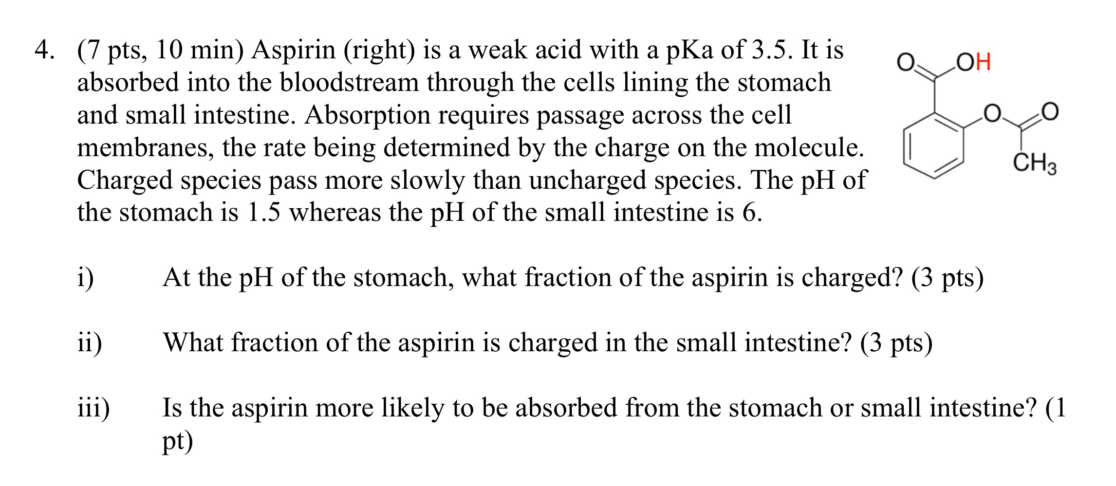 Solved 4. ( \( 7 \mathrm{pts}, 10 \mathrm{~min} \) ) | Chegg.com