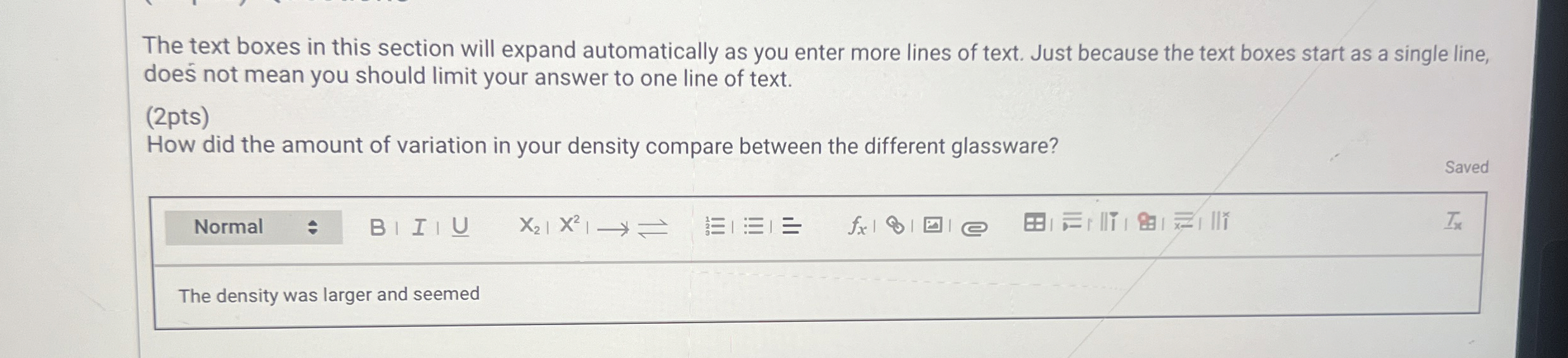 Solved The text boxes in this section will expand | Chegg.com