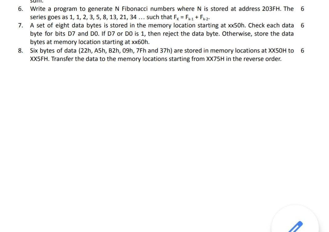 Solved 6 6 6. Write a program to generate N Fibonacci | Chegg.com