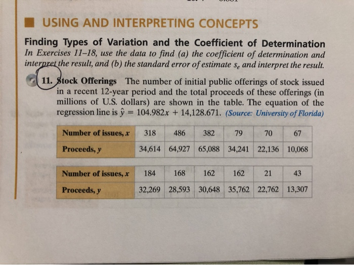 Solved Using And Interpreting Concepts Finding Types Of 5706