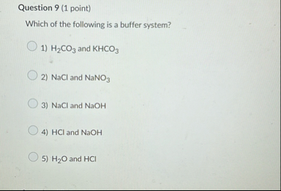 Solved Question 9 (1 ﻿point)Which of the following is a | Chegg.com