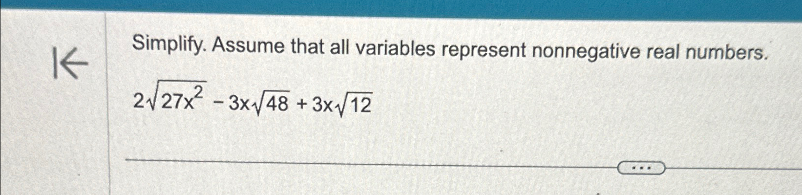 Solved Simplify Assume That All Variables Represent